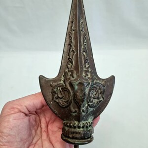 Antique Brass Finial a Rare 19th Century Victorian Decorative Brass ...