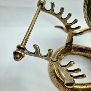 Vintage Indian Inkstand - an Unusual South Asian Brass Inkstand ...