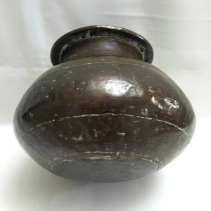 Antique Indian Copper Lota - Hindu Puja Lota, Hinda Lota Kalash, Chambu ...