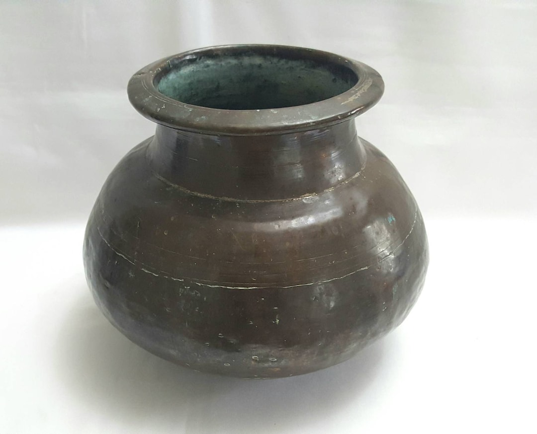 Antique Indian Copper Lota - Hindu Puja Lota, Hinda Lota Kalash, Chambu ...