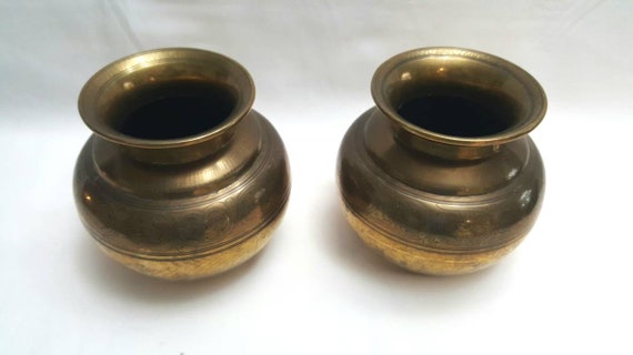 Antique Indian copper lota Hinda lota kalash Hindu Puja lota Chambu ...