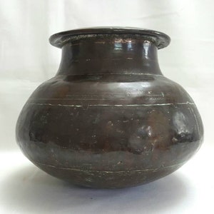 Antique Indian Copper Lota - Hindu Puja Lota, Hinda Lota Kalash, Chambu ...