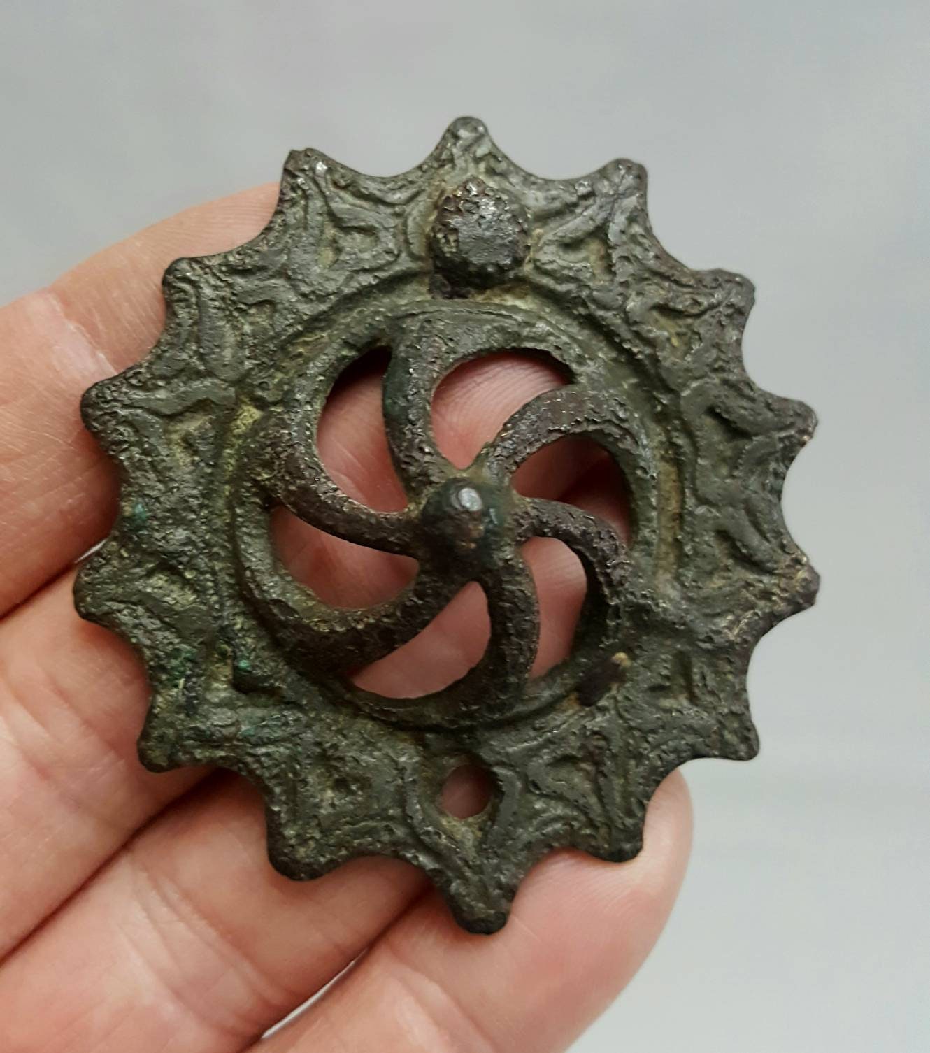 Medieval Bronze Boss a Rare Late Medieval 14th 15th - Etsy
