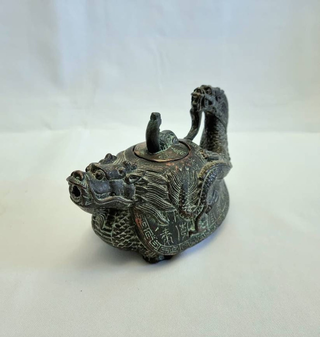 Antique Chinese Censer - an Late 20th Century Repro Solid Bronze ...