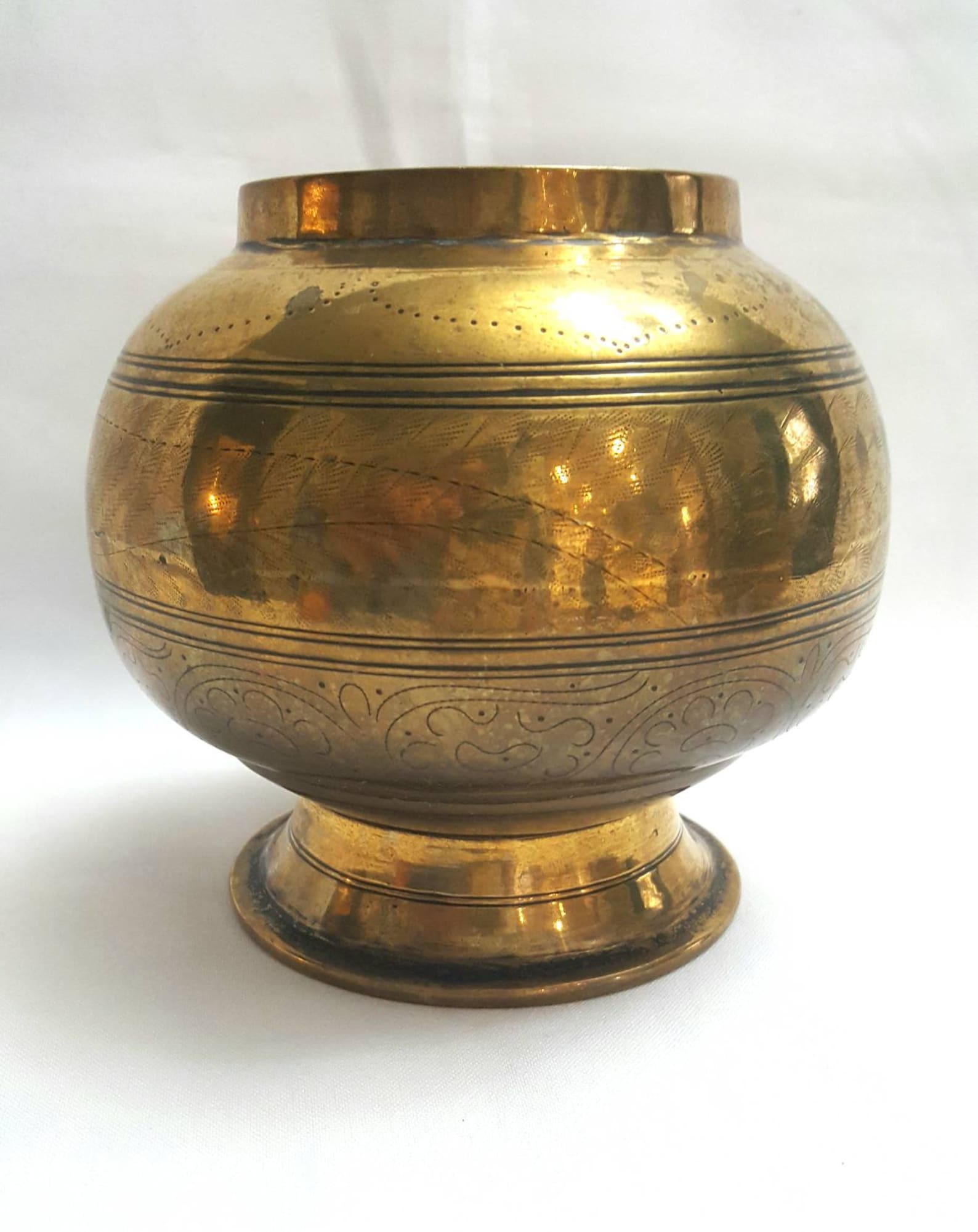 Indian Brass Lota Water Vessels a Good Pair of Hindu Puja - Etsy UK