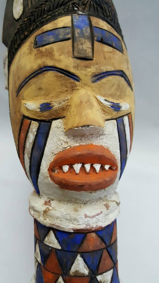 African Tribal Puppet a Vintage African Kebe-kebe Puppet | Etsy
