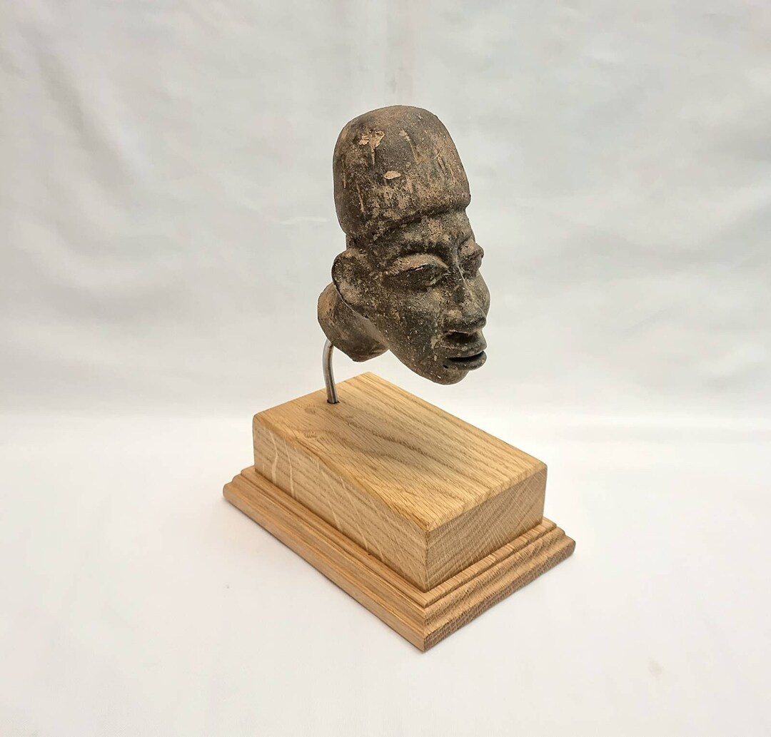 African Pottery Head, an Exceptional Antique African Terracotta Clay ...