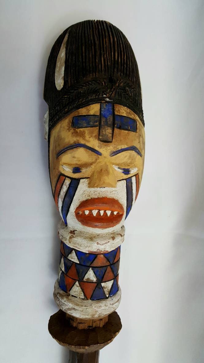African Tribal Puppet a Vintage African Kebe-kebe Puppet | Etsy