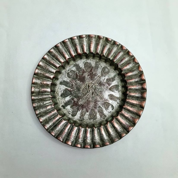 Antique Indian Copper Plate - Etsy