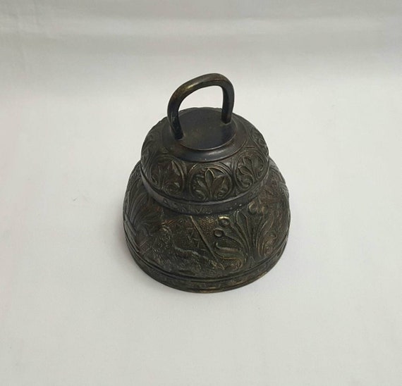 Vintage Solid Bronze Heavy Sanctuary Church Bell With - Etsy