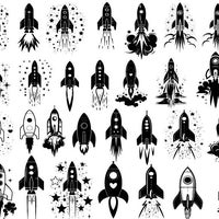 Space Rocket Launch SVG, Rocketship SVG, Spaceship SVG, Rocket Svg ...
