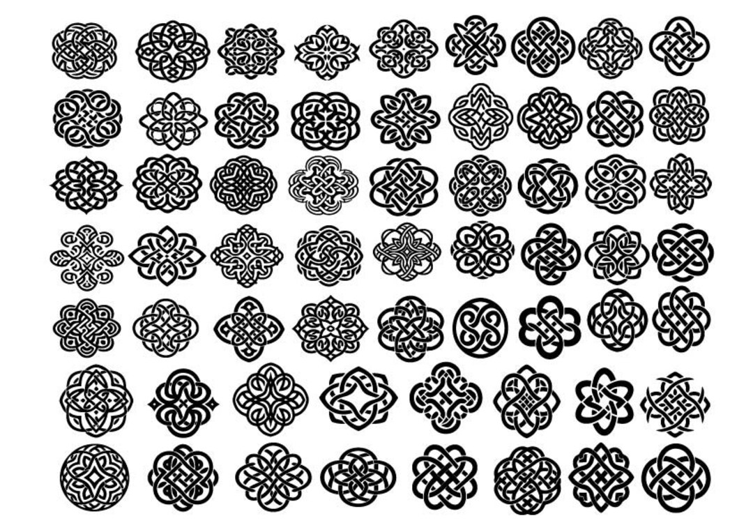 Celtic Knot Svg Bundle, Celtic Knot Clipart, Viking Svg, Viking Knot ...