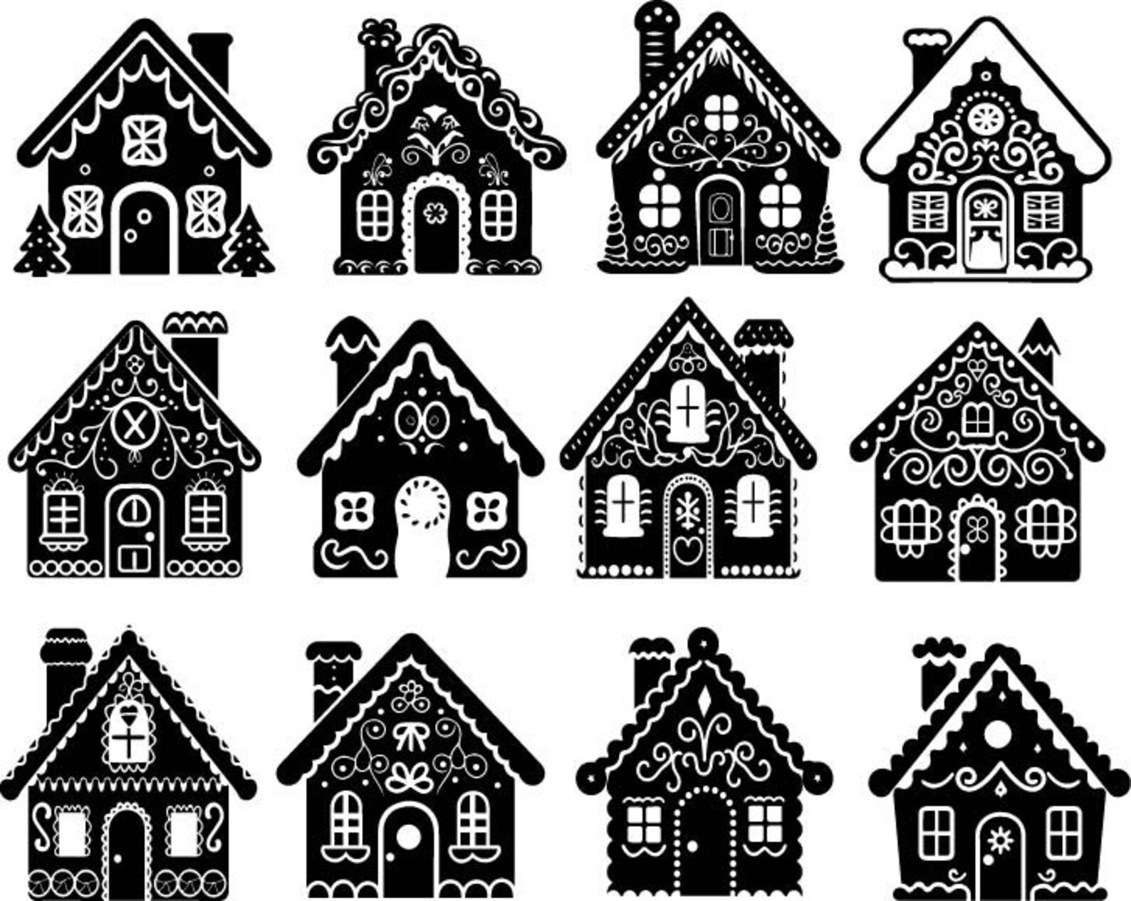 Gingerbread House Svg, Christmas House Svg, Gingerbread Svg ...