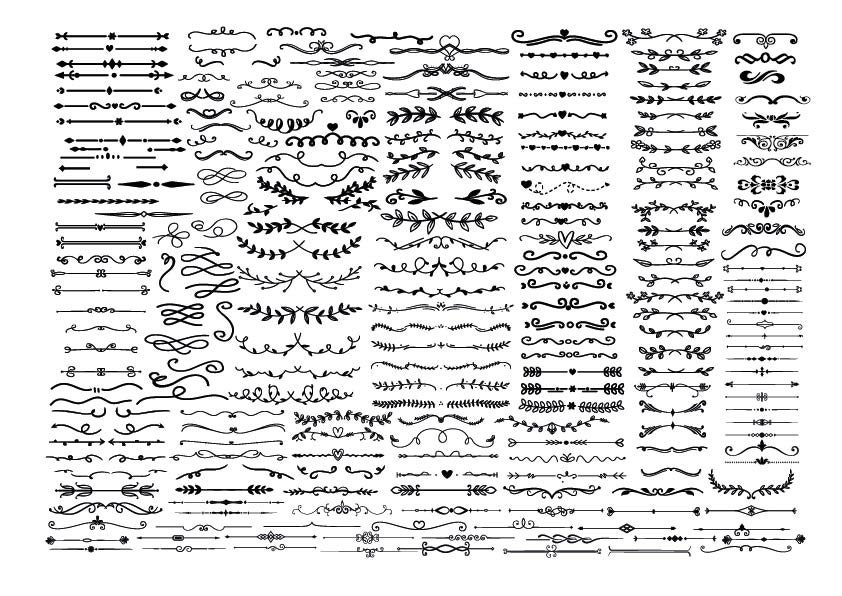 TEXT DIVIDERS SVG Text Dividers for Cricut Text Divider - Etsy Canada