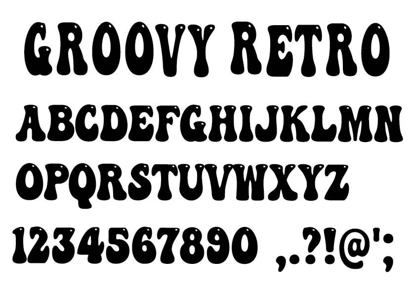 Buy GROOVY FONT SVG Groovy Alphabet Svg Retro Font Svg Groovy Online in ...