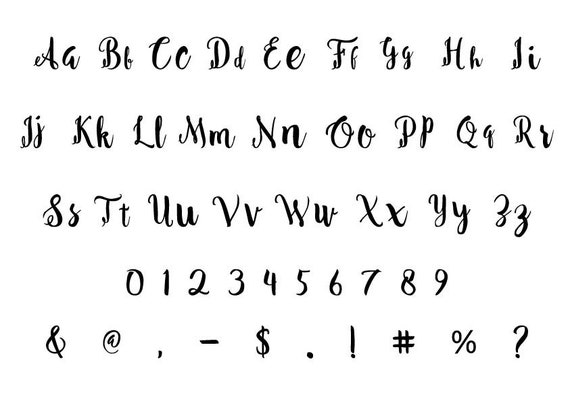 SWEET FONT SVG Handwritten Font Cursive Font Svg Files - Etsy