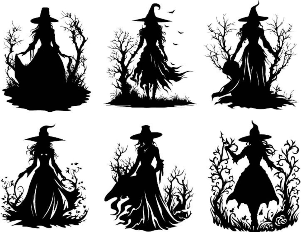 WITCH SVG, Witch Bundle Svg, Halloween Svg, Halloween Witch Svg, Witch ...