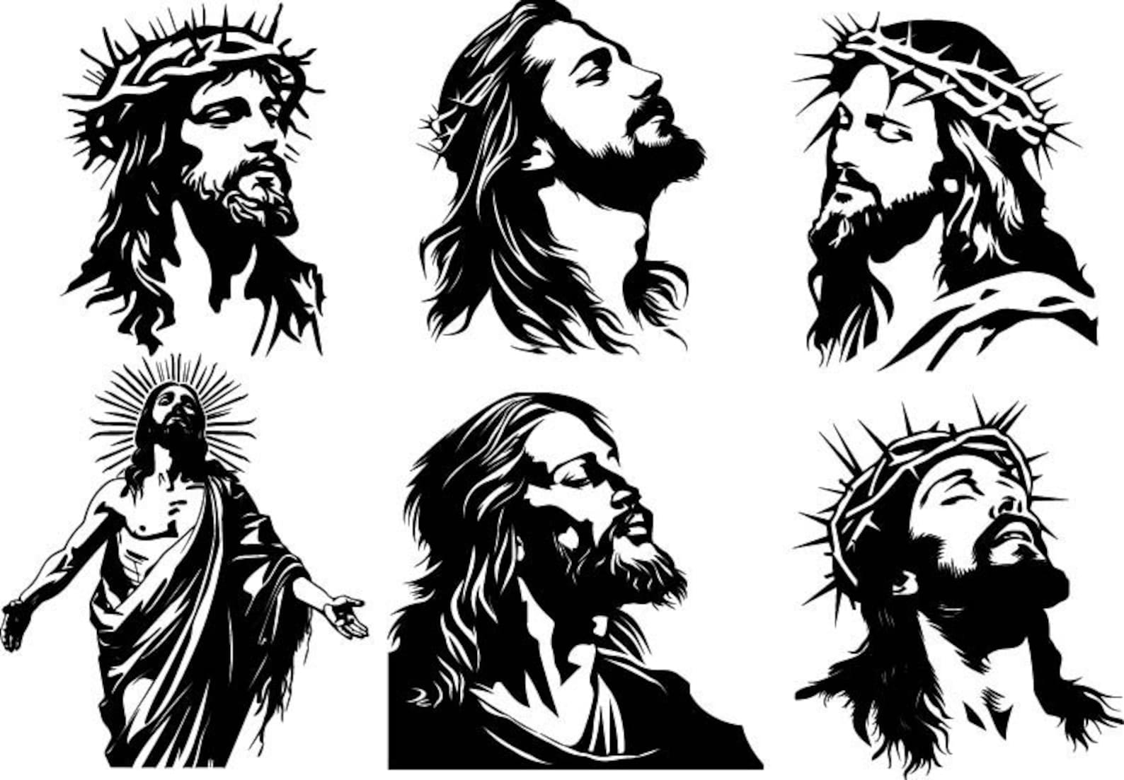 Jesus SVG Bundle, Christian Svg, Jesus Cut Files for Cricut, Jesus ...