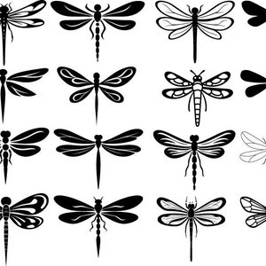 DRAGONFLY SVG, Dragonfly Svg Bundle, Dragonfly Clipart, Dragonfly Cut ...