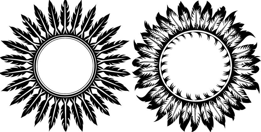 Native American Svg, Native American Circle Clipart, Native American ...