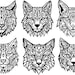 Lynx Svg Bundle, Lynx Head Svg, Wildcat Svg, Lynx Clipart, Lynx Cut ...