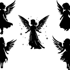 ANGEL SVG Bundle, Heaven Vector, Angel Cut Files for Cricut, Angels ...