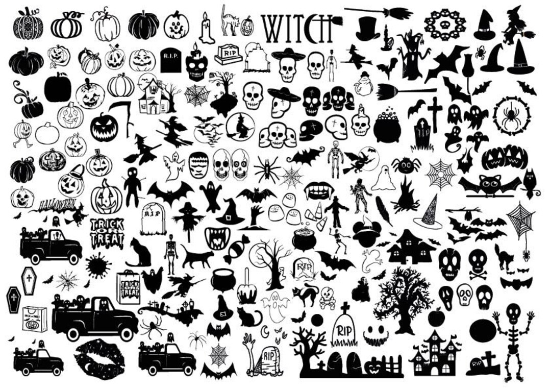 HALLOWEEN BUNDLE SVG , Halloween Svg , Halloween Clipart , Halloween ...