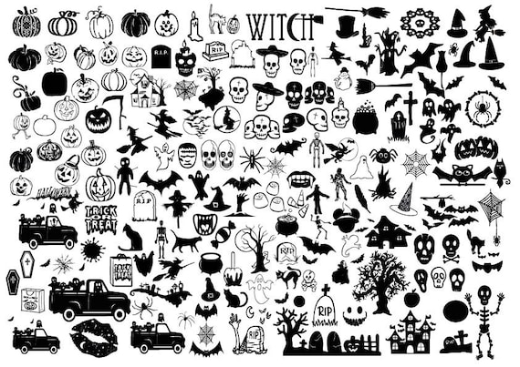 HALLOWEEN BUNDLE SVG Halloween Svg Halloween Clipart - Etsy