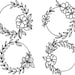 Floral Circle Svg, Flowers Clipart, Flowers Cut Files for Cricut ...