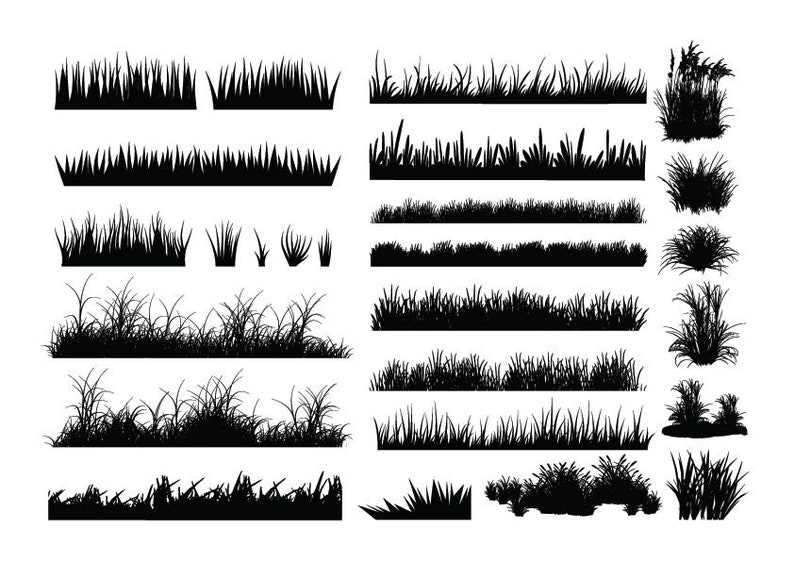 GRASS SVG Grass Bundle Svg Grass Cricut Grass Clipart - Etsy Canada