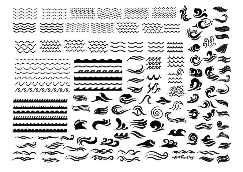 Wave svg - Etsy