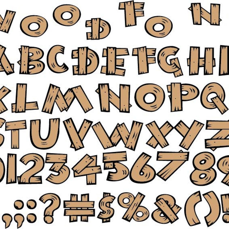 Wood Plank Cartoon - Etsy