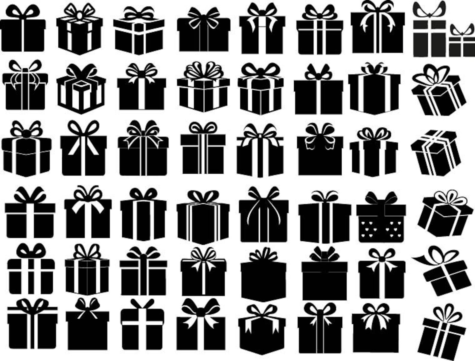 Christmas Gift SVG, Present SVG Bundle, Gift Svg, Present Clipart ...