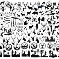 Deer Scope SVG, Deer Svg, Deer Clipart, Hunting Svg, Hunting Clipart ...