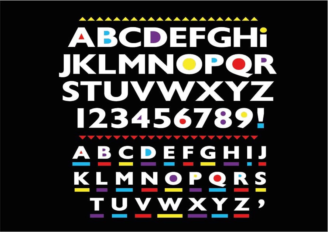 Martin Font Svg,individual Letters Svg, American Font Svg, Martin Svg ...