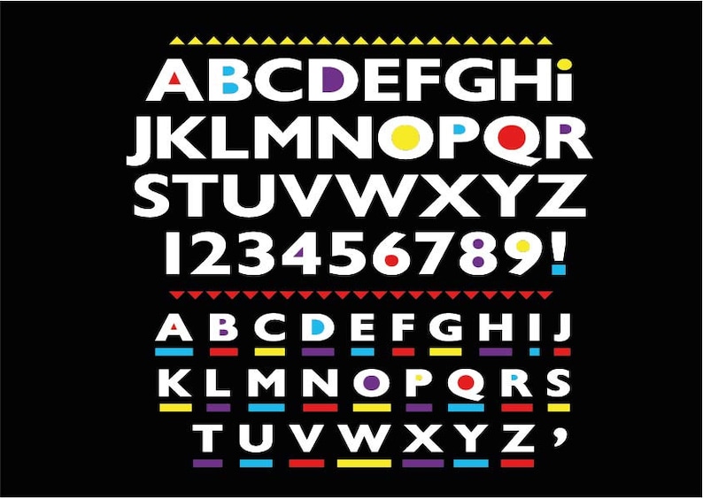 Martin Font Svgindividual Letters Svg American Font Svg - Etsy