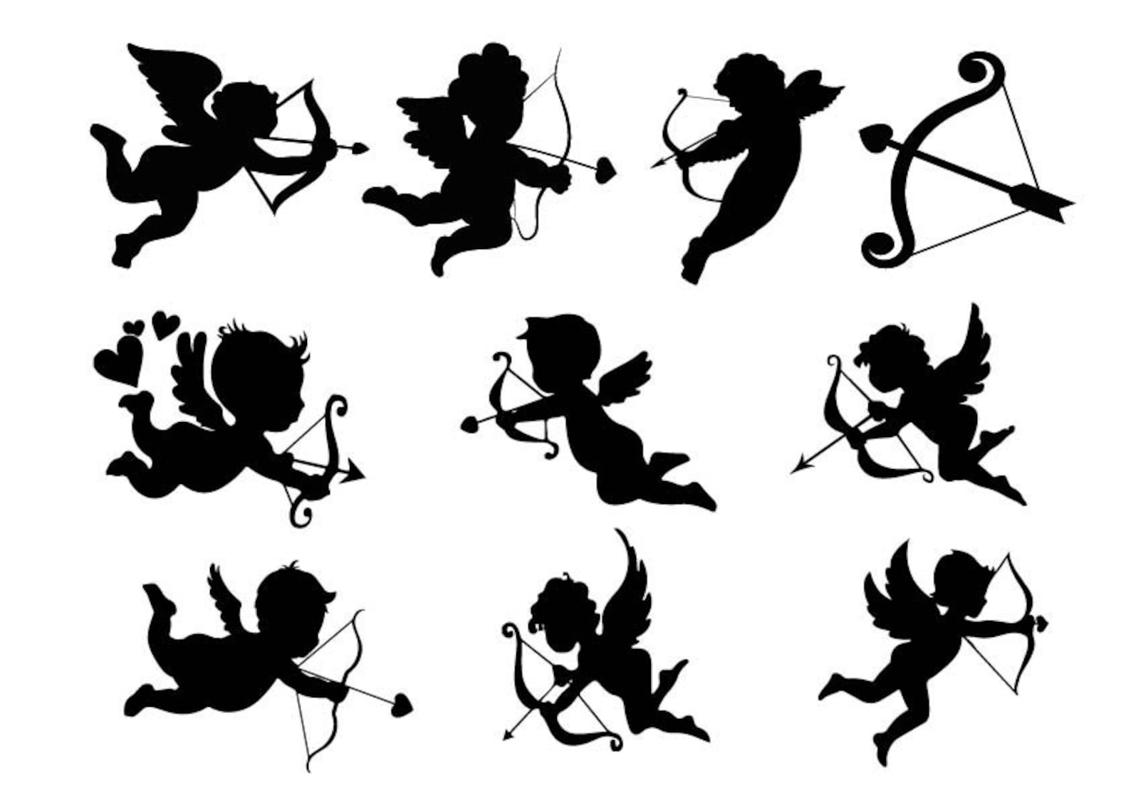 Cupid SVG Bundle, Cupid SVG, Valentine Svg, Valentine's Cupid Svg ...