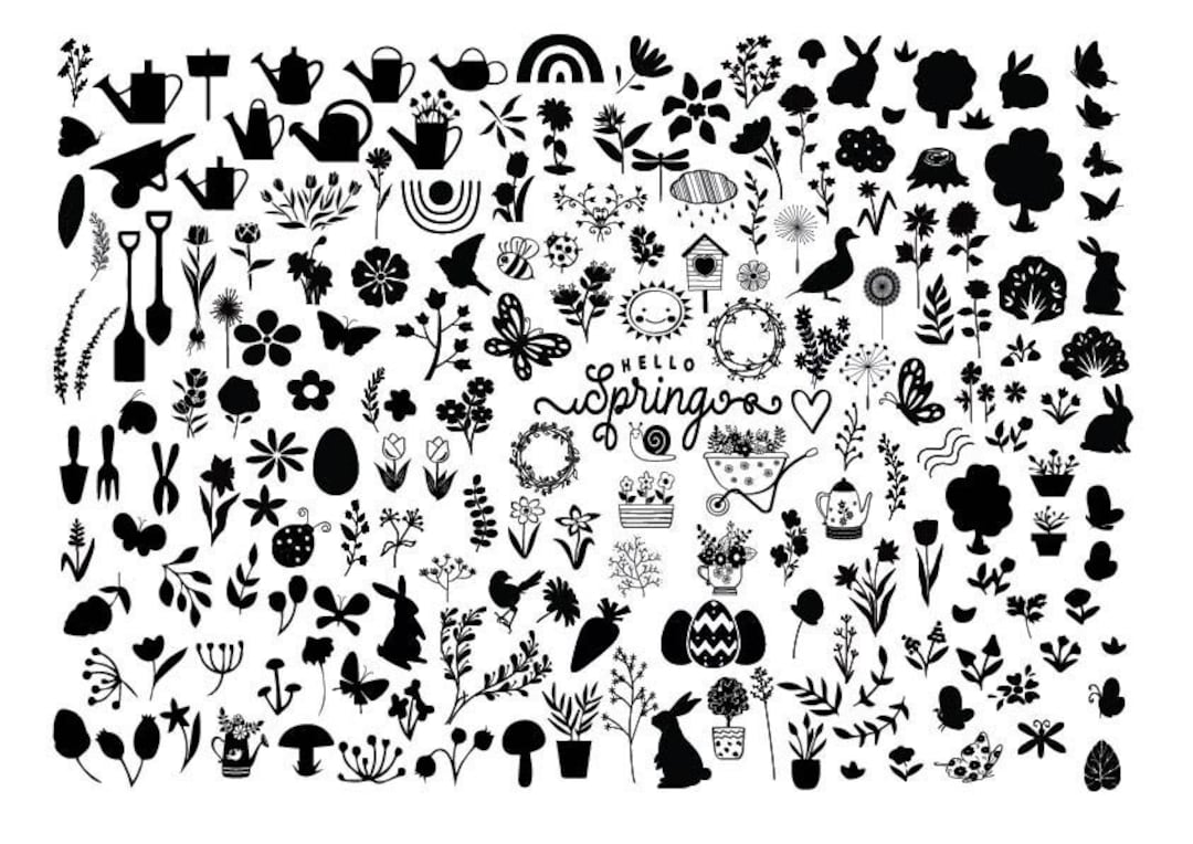 SPRING SVG , Spring Bundle Svg , Easter Svg, Spring Cricut , Spring ...