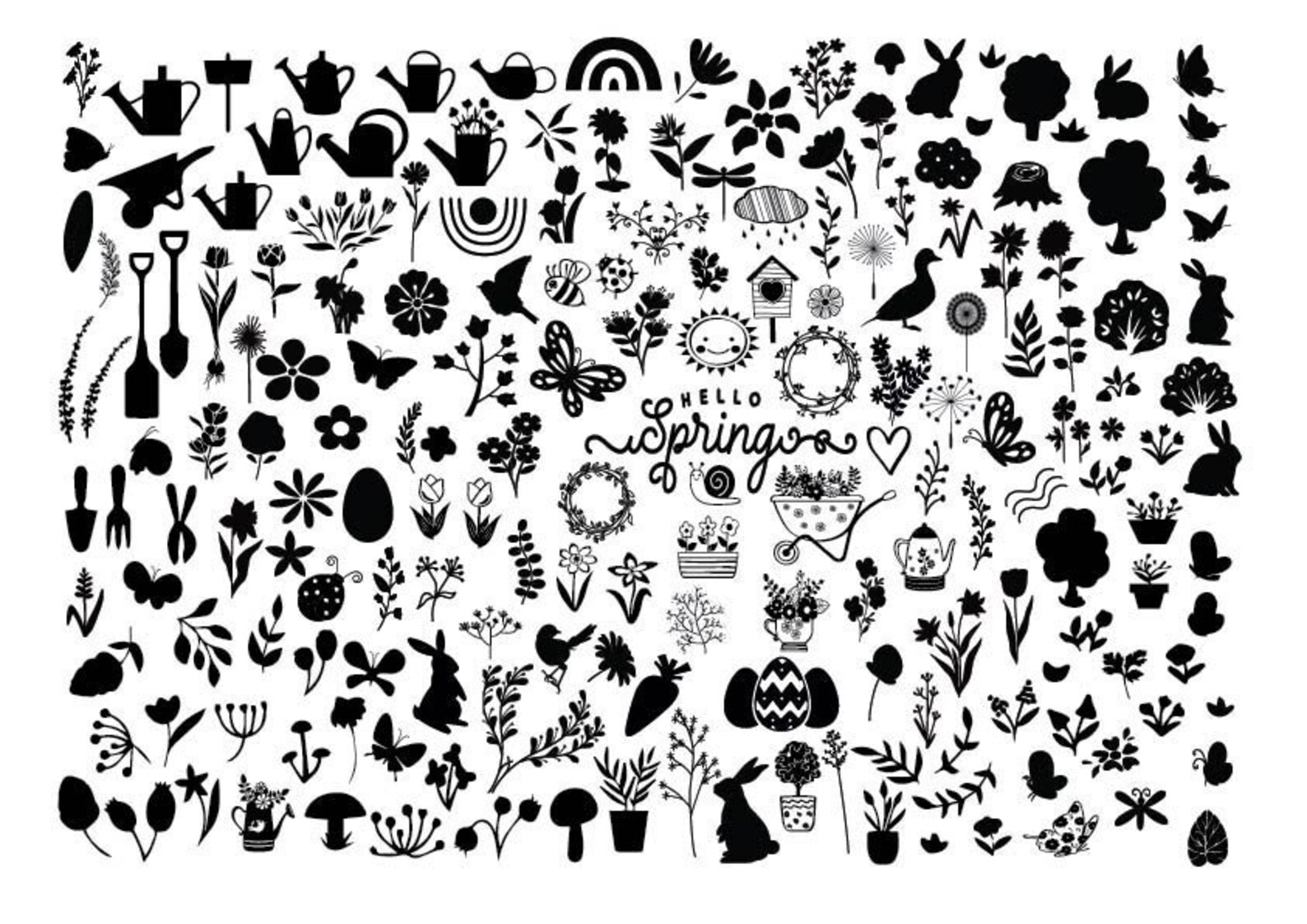 SPRING SVG , Spring Bundle Svg , Easter Svg, Spring Cricut , Spring ...