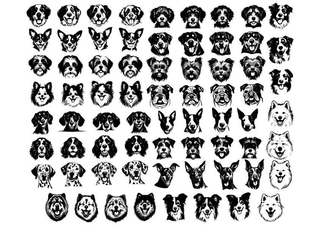 Dog Svg Bundle, Dog Breeds Svg, Dogs Clipart, Dogs Cut Files for Cricut ...