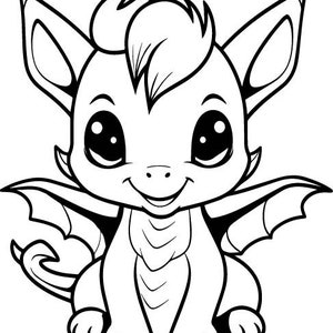 Cute Dragon Svg Bundle, Cartoon Dragon Svg, Kids Dragon Svg, Dragon ...