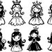 Princess Bundle Svg, Princess Clipart, Princess Cut Files for Cricut ...