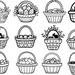 EASTER SVG, Easter Basket Svg, Easter Bunny Svg, Easter Clipart, Easter ...