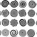 Spiral SVG Bundle, Hypnotic Spiral Svg, Spiral Clipart, Swirl Svg ...