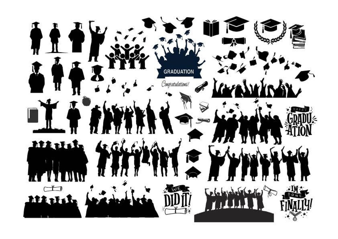 GRADUATION BUNDLE SVG, Graduation Cut Files for Cricut , Graduation ...