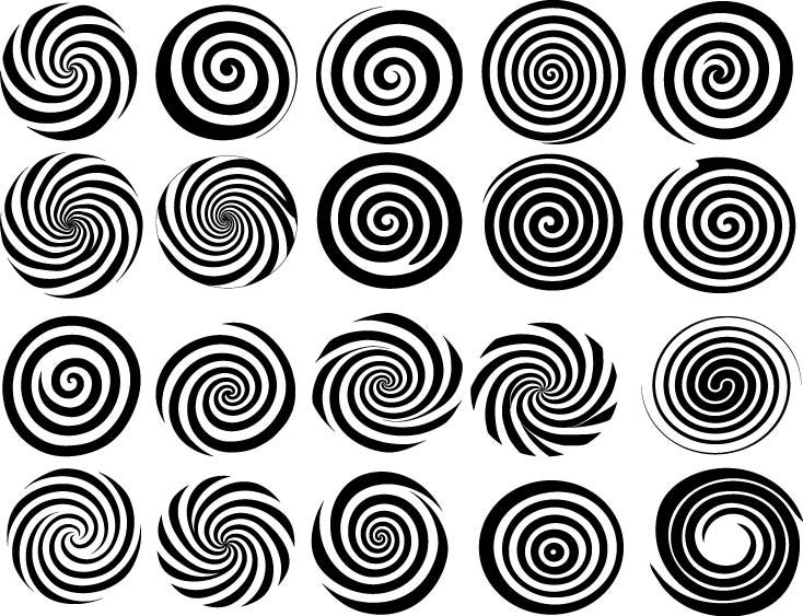 Spiral SVG Bundle, Hypnotic Spiral Svg, Spiral Clipart, Swirl Svg ...