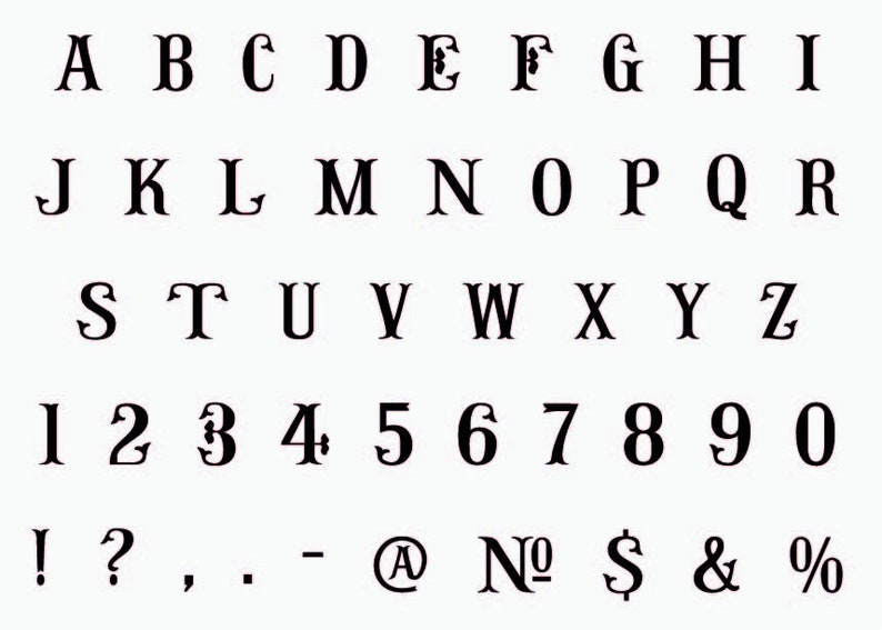 Mermaid Font Svg Fishtail Font Svg Clipart Files for - Etsy