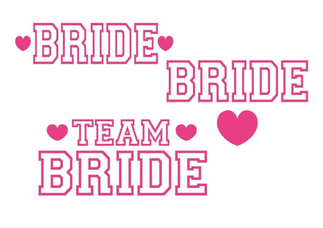Team Bride Svg , Bride Svg , Tshirt Design Svg , Team Bride Cricut ...