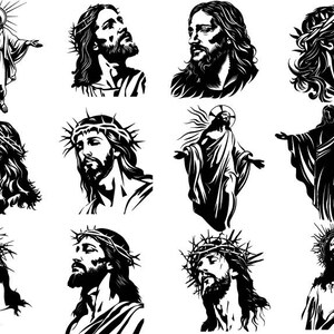 Jesus SVG Bundle, Christian Svg, Jesus Cut Files for Cricut, Jesus ...