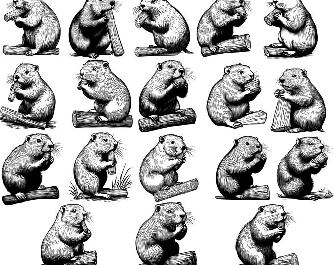 Beaver SVG, Animals Svg, Beaver Dxf, Beaver Png, Beaver Clipart, Beaver ...